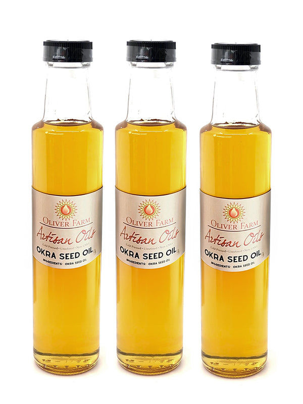 Oliver Farm | Okra Seed Oil | Cold-Pressed & Velvety Smooth | Georgia ...
